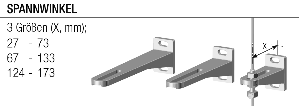 Seilbefestigungen - Flexalum Sonnenschutzsysteme